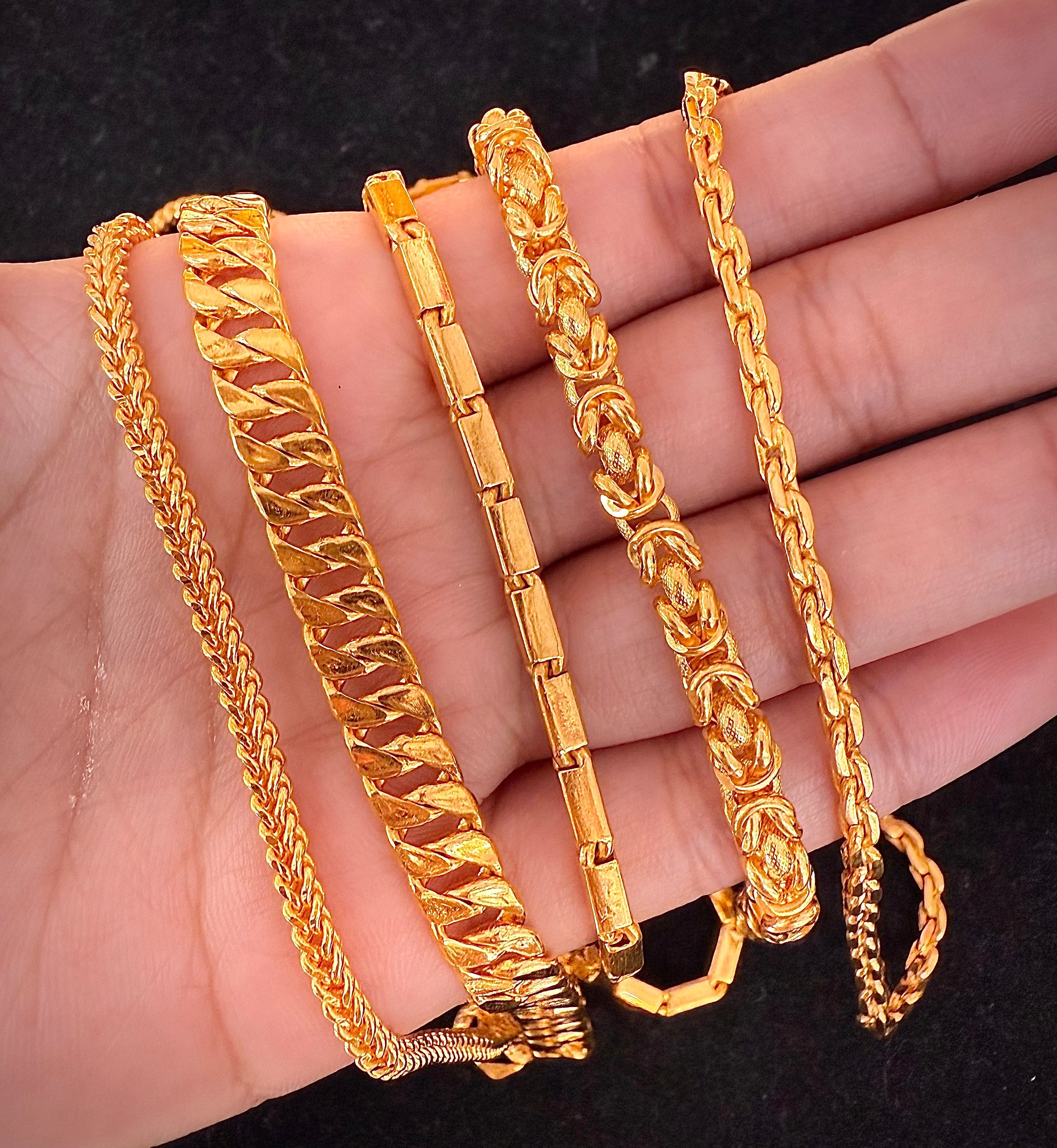 Top 5 Gold Chain Styles (Franco, Cuban, Anchor and more) ThaiGold.com ...