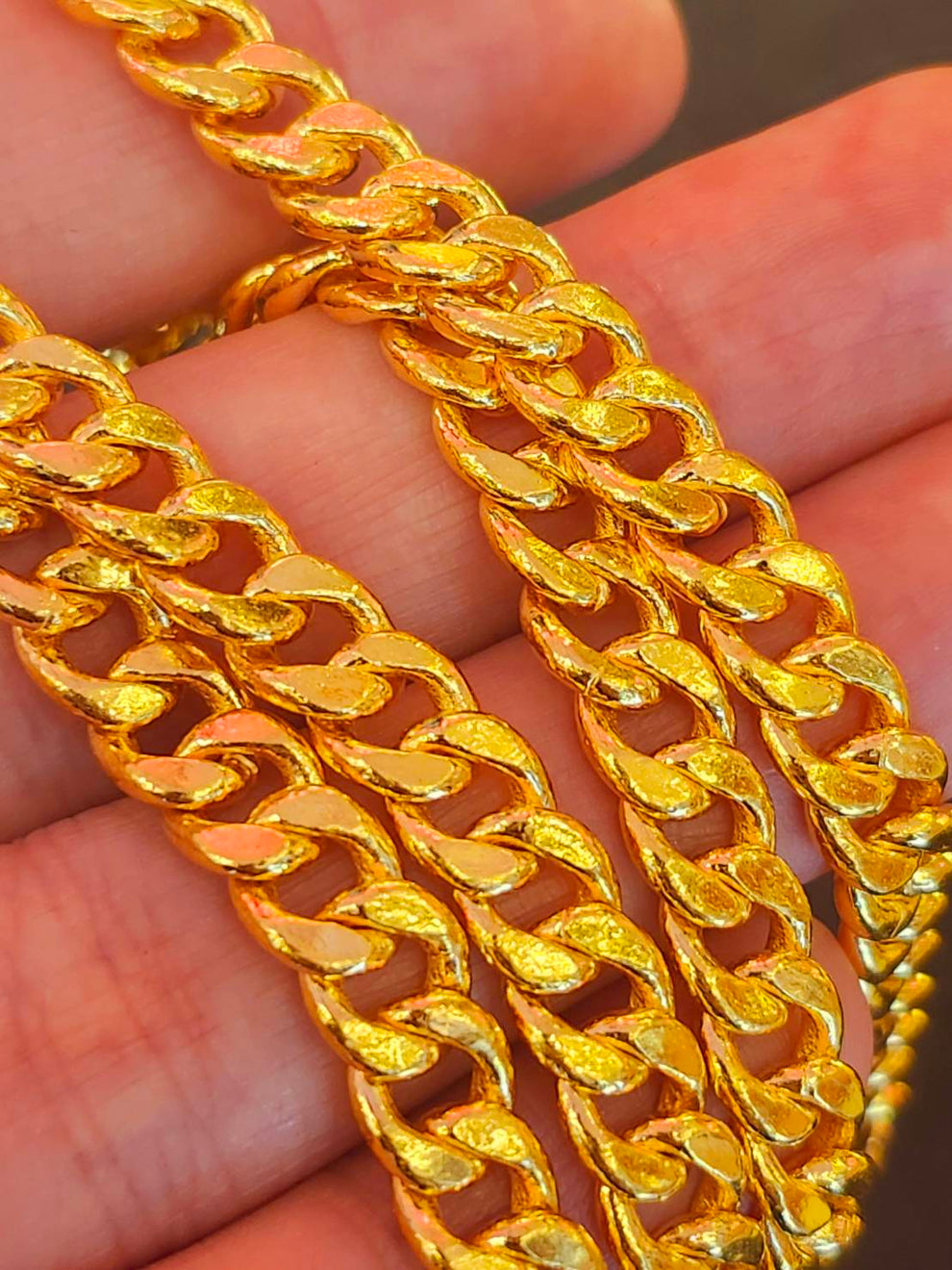 24K Gold Miami Cuban Chain – Thai Gold