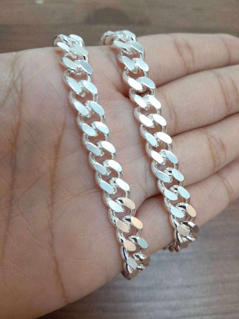 Heavy Cuban Chain, Sterling Silver – Thai Gold